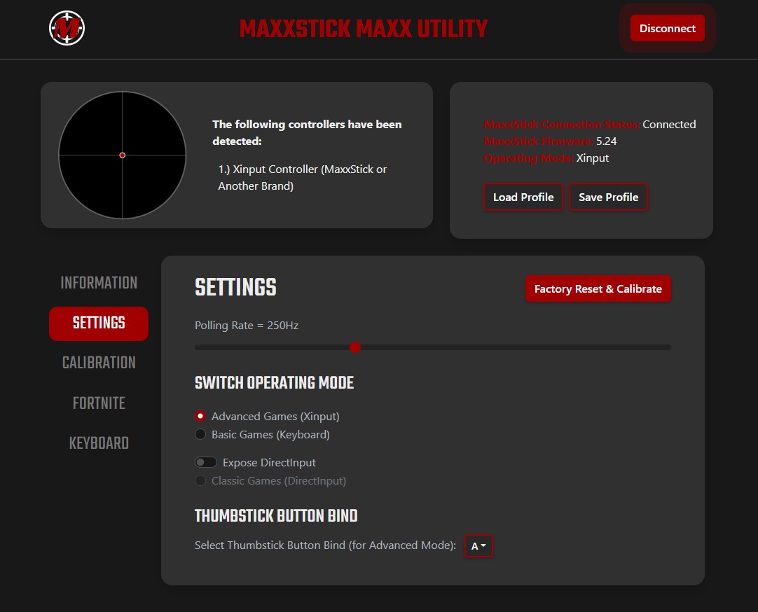 Ultimate Guide to using the Maxx Utility - MaxxStick Controllers
